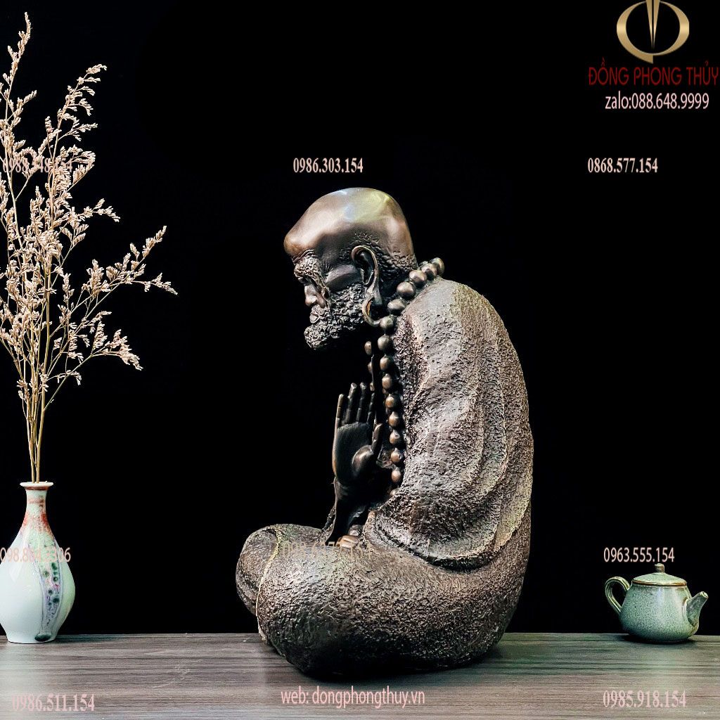 Tượng Bồ Đề Đạt Ma – Đồng Phong Thủy