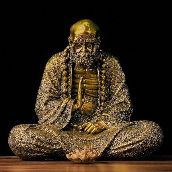 Tượng bồ đề đạt ma – Đồng Phong Thủy