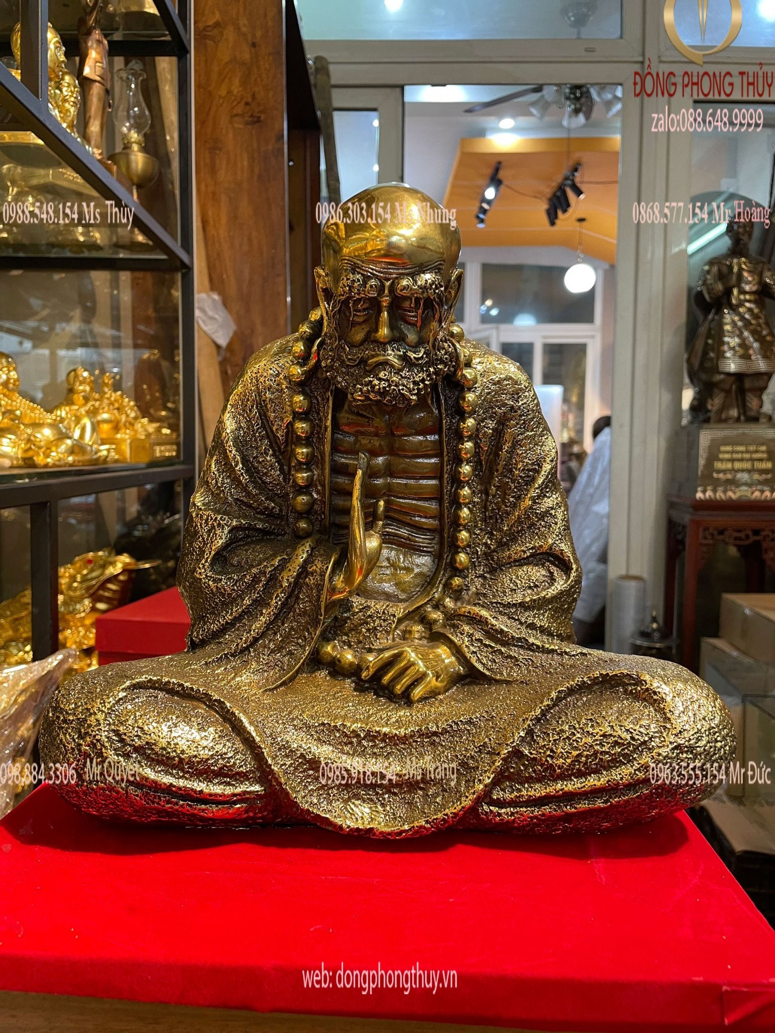 Tượng Đạt Ma Sư Tổ năm 2025 – Đồng Phong Thủy