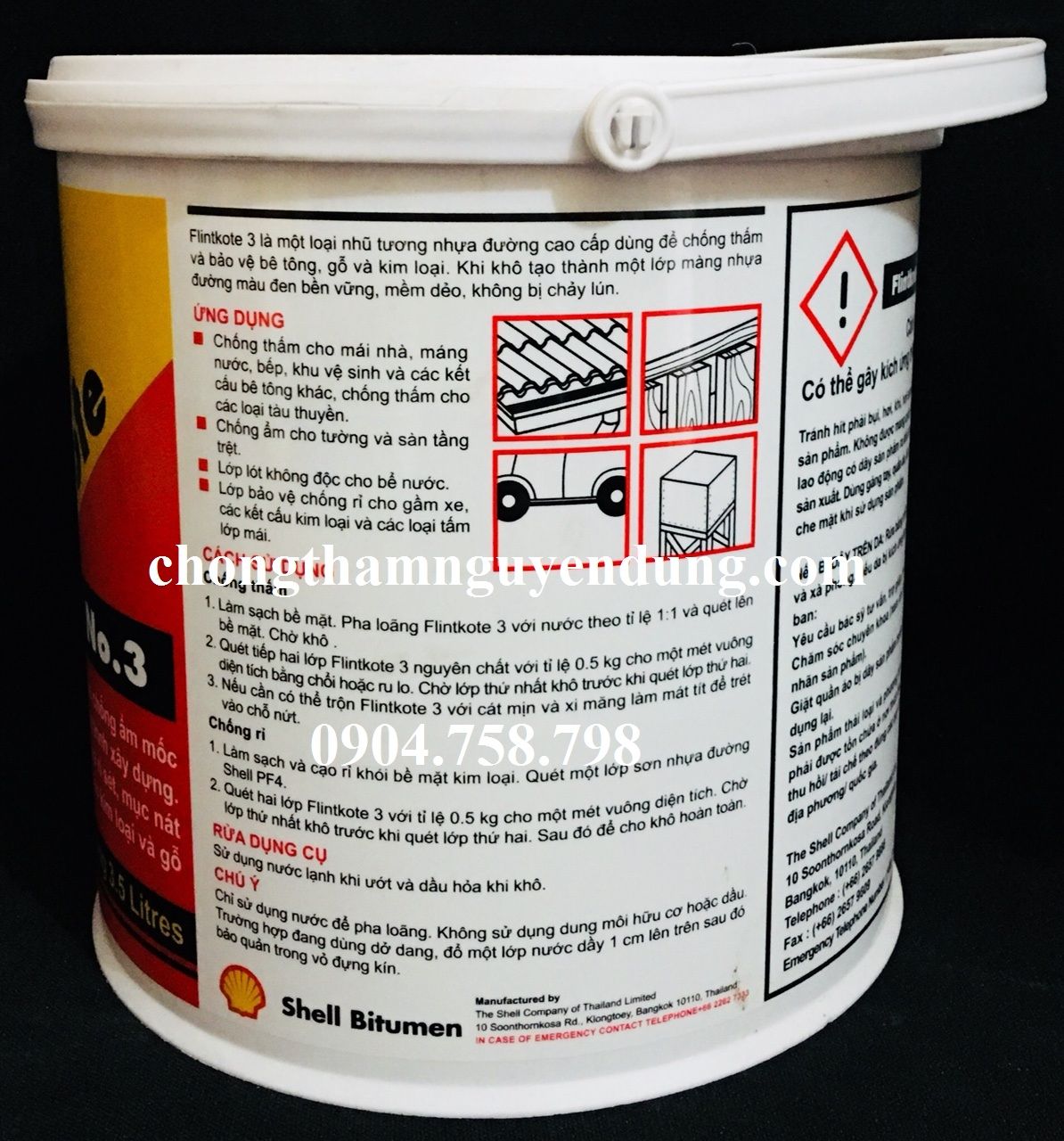 FLINTKOTE NO.3Flintkote No 3 là loại nhủ tương bitum ổn định, một thàn ...