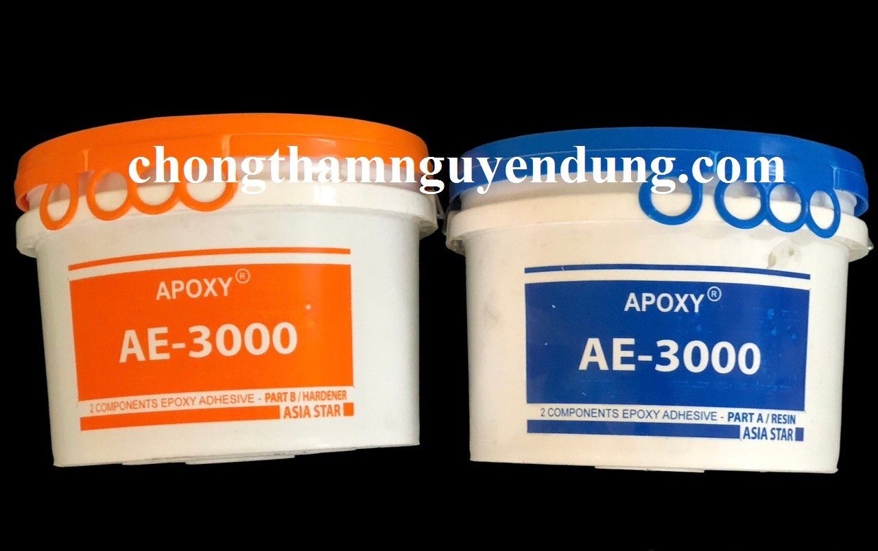 Keo Epoxy AE3000 màu ghi - bộ 20kg – Chống Thấm Nguyên Dũng