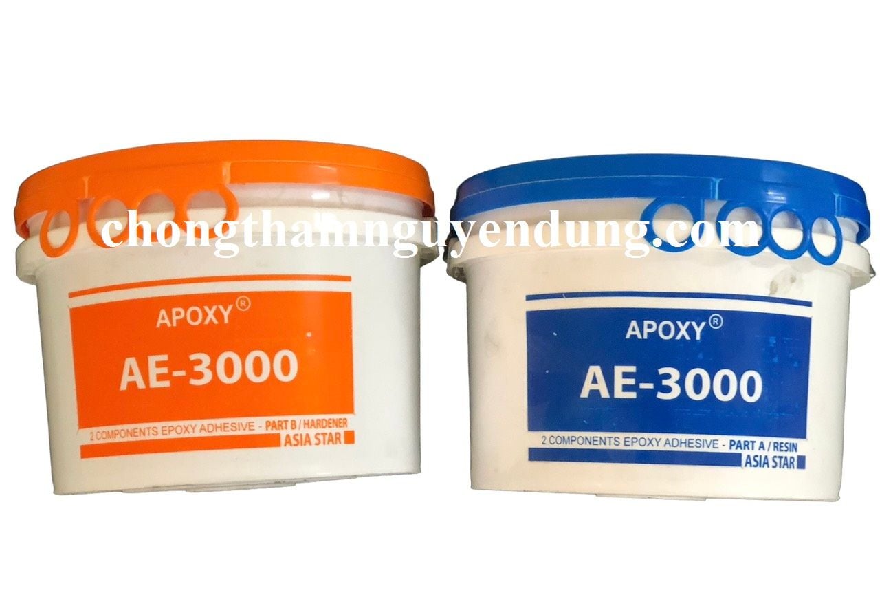 Keo Epoxy AE3000 màu ghi - bộ 20kg – Chống Thấm Nguyên Dũng