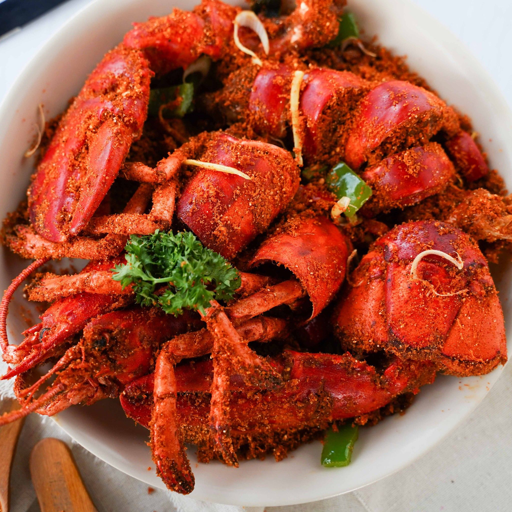 Tôm Hùm Alaska Rang Muối HongKong – Lobster Bay