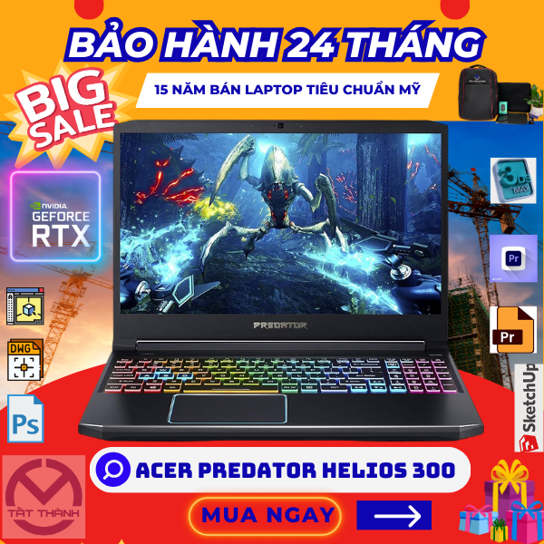 Acer Predator Helios 300 2021 – Tất Thành Laptop