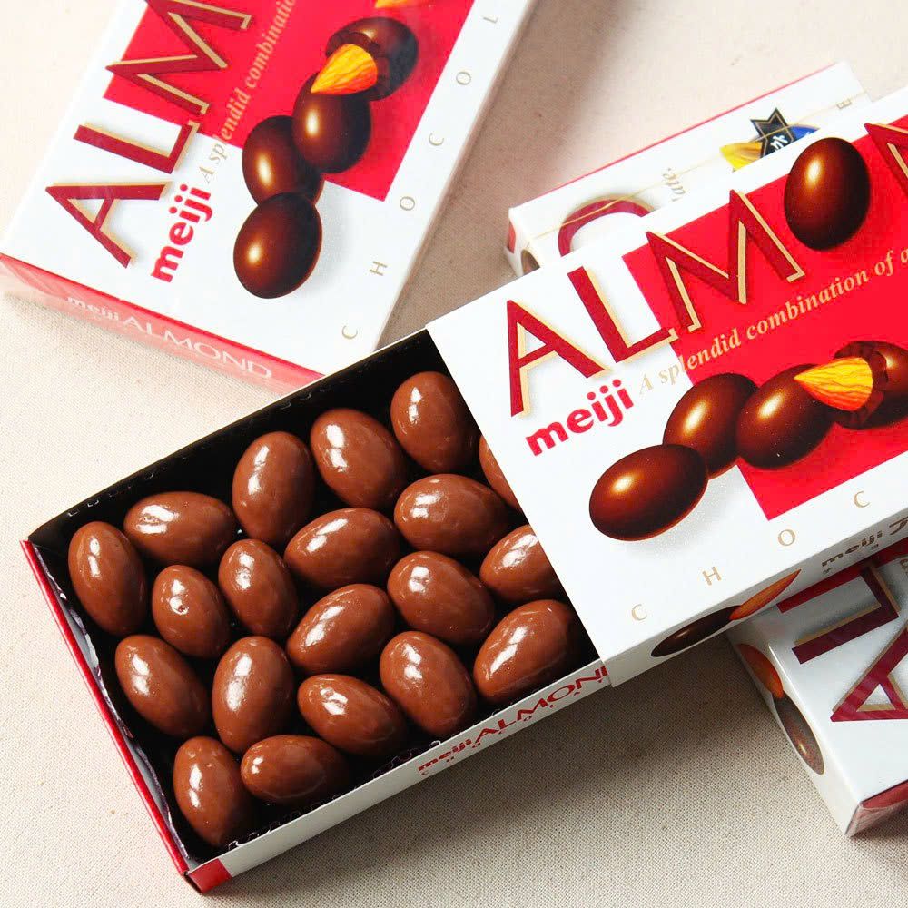 Socola bọc hạnh nhân Meiji Almond 79g – Shopnhatban247.com - Hàng Nhật ...