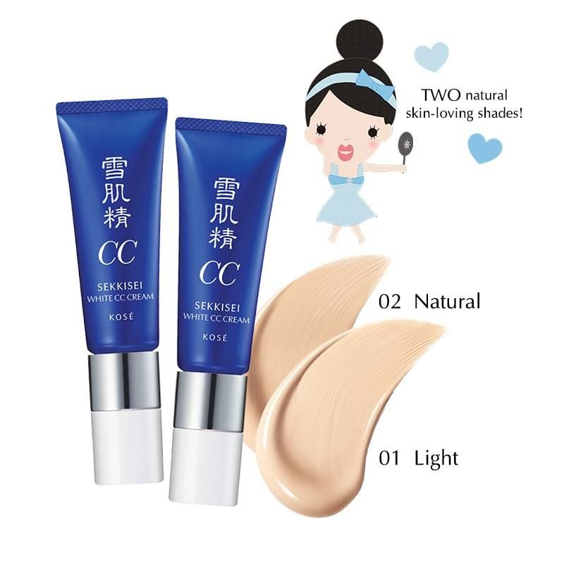 Kem trang điểm CC Kose Sekkisei White Cream SPF50+/PA++++ 30g ...