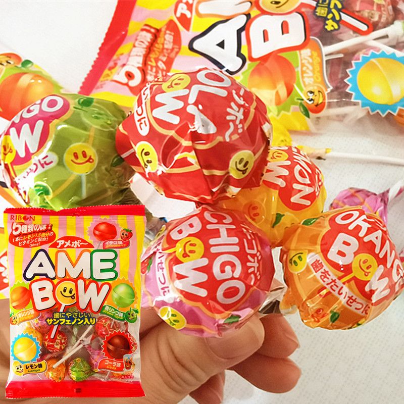 Kẹo mút Amebow Ribon 5 vị mix 11 chiếc (120g) – Shopnhatban247.com ...