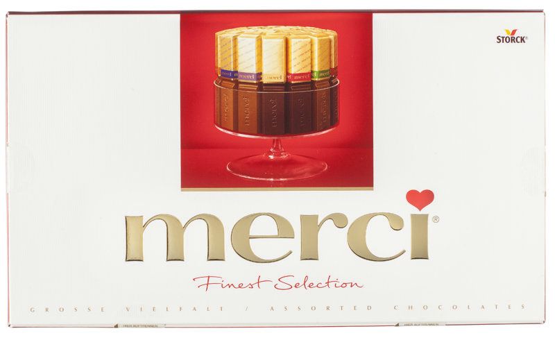 Sô cô la thanh hộp giấy Merci Finest Selection 400g (Chocolate ...