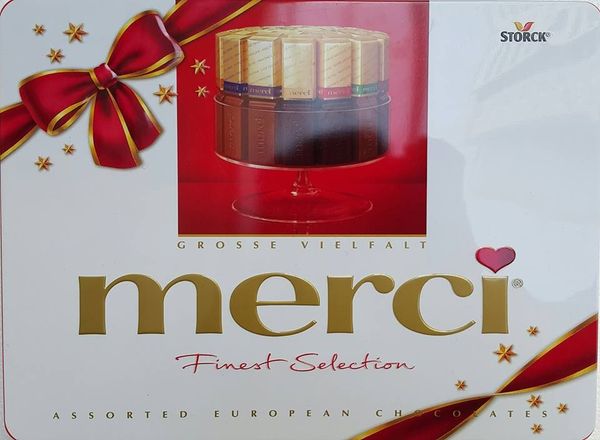 Sô cô la Merci Finest selection hộp sắt 500g (Chocolate ...