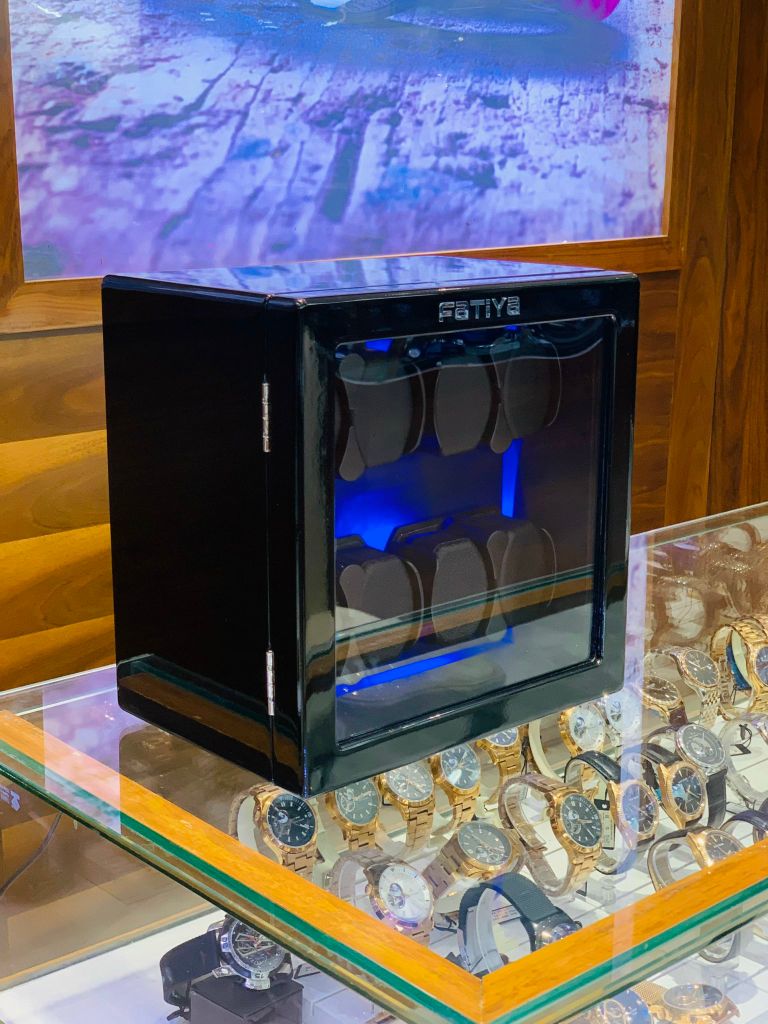 Tủ đựng đồng hồ 12 xoay thương hiệu Fatiya, Hộp Xoay Đồng Hồ Cơ Fatiya ...