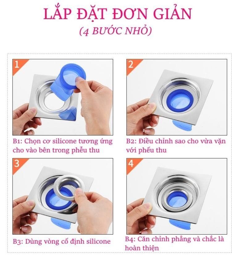 Ống silicon chặn mùi hôi cống – TIẾN THÀNH BEAUTY