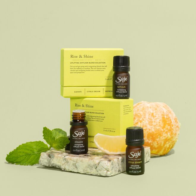 Set 3 chai Tinh dầu Rise Shine Diffuser Blend Collection Saje 15ml ...