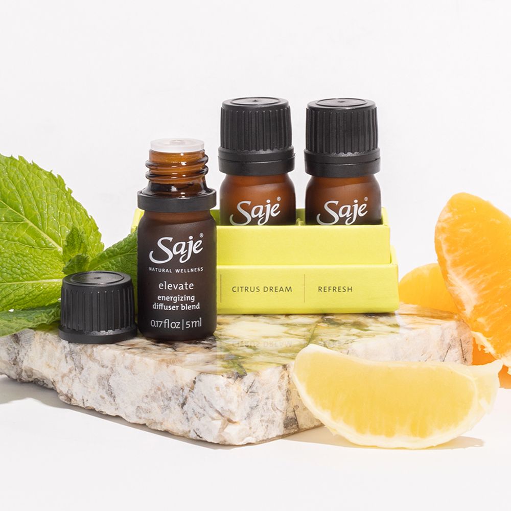 Set 3 chai Tinh dầu Rise Shine Diffuser Blend Collection Saje 15ml ...