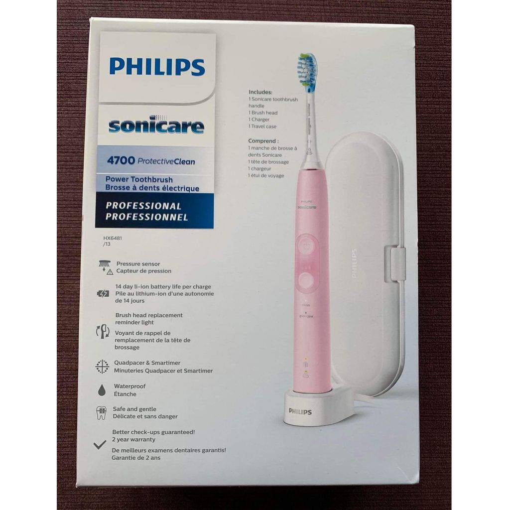 Bàn chải đánh răng điện Philips Sonicare 4700 ProtectiveClean HX6481 ...