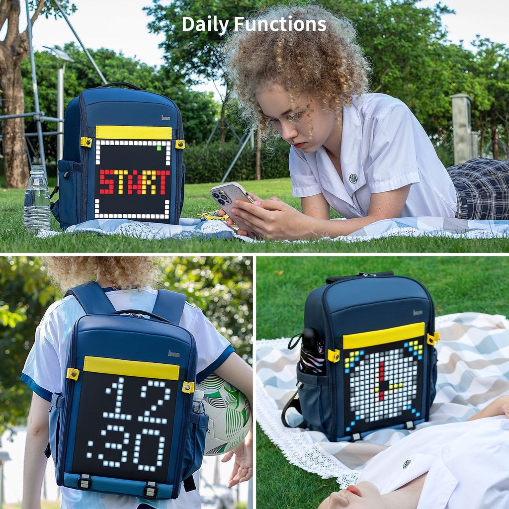 Balo màn hình LED Divoom Pixoo Backpack-S – TIẾN THÀNH BEAUTY