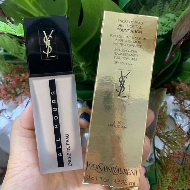 Kem Nền Ysl Encre De Peau All Hours Foundation B10 B20 Ivory 25ml ...