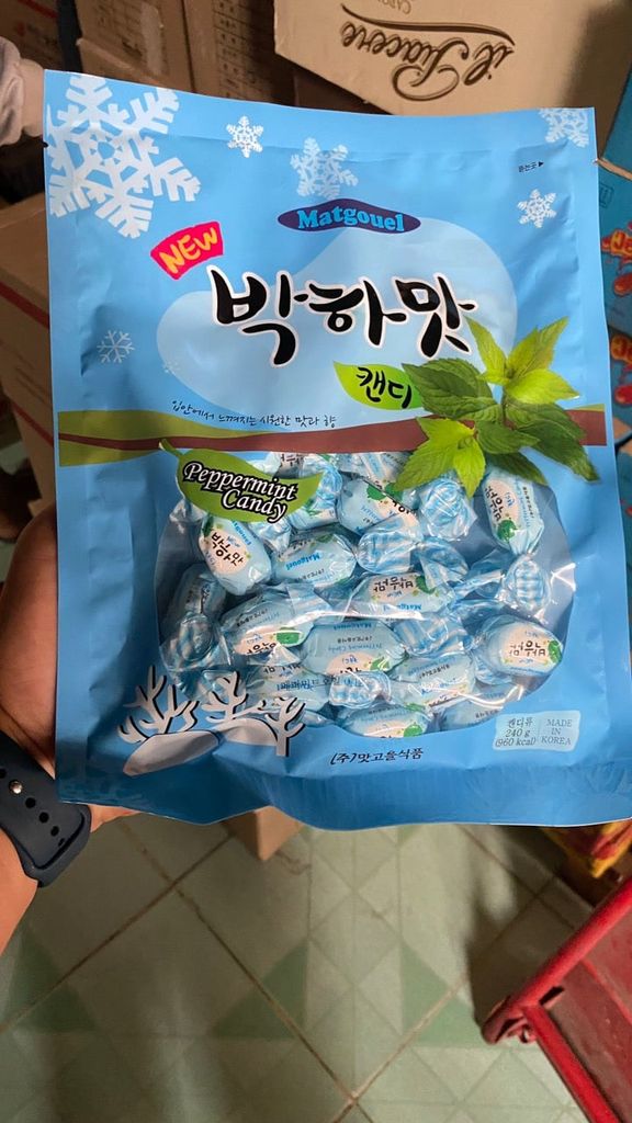 Kẹo Matgouel Hàn Quốc vị bạc hà, sâm, bò sữa 240g / gói – TIẾN THÀNH BEAUTY