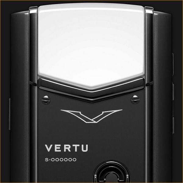 VERTU Signature S Black White kim cương thiên nhiên chính hãng – TIẾN ...