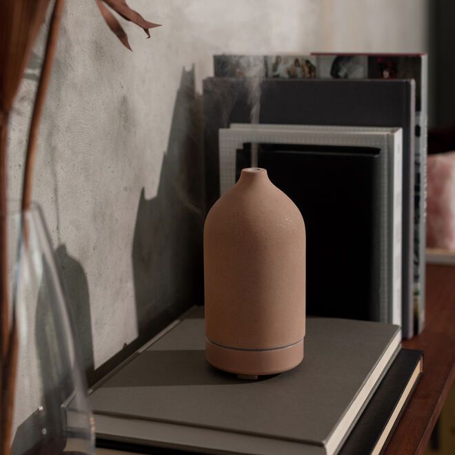 Máy xông tinh dầu mini Aroma Rise Desert Rose Ultrasonic Diffuser Saje ...