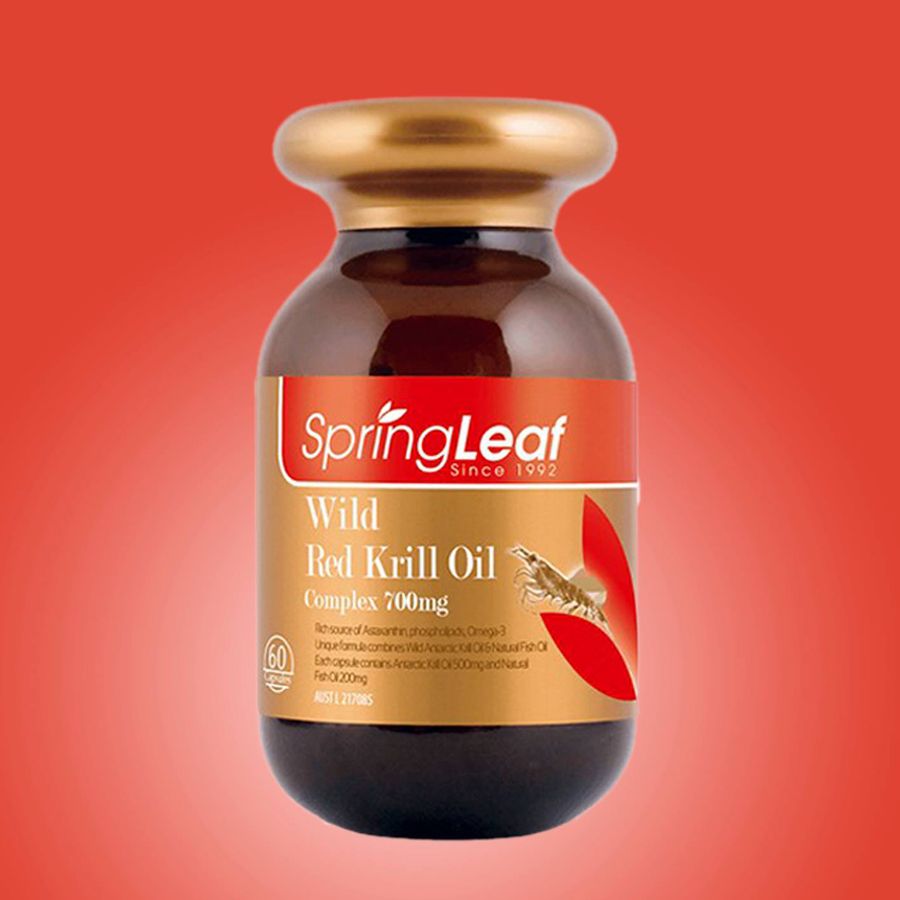 Dầu nhuyễn thể Spring Leaf Wild Red Krill Oil Complex 700mg 60 viên ...