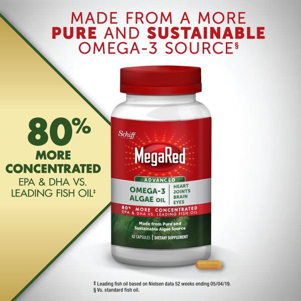 Dầu cá MegaRed advanced Omega-3 Algae oil 50 viên của Mỹ – TIẾN THÀNH ...