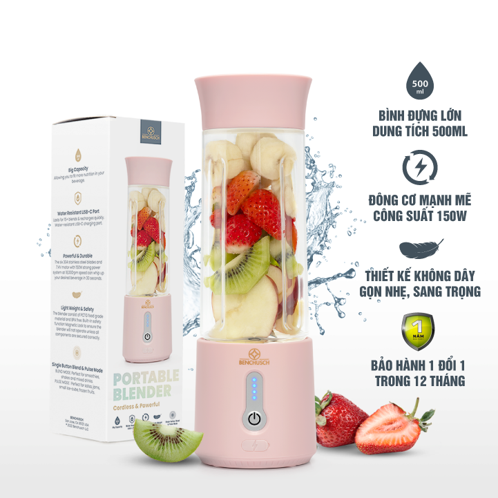 Máy Xay Sinh Tố Cầm Tay Benchusch