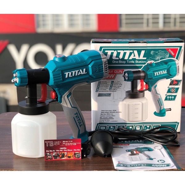 Máy phun sơn điện Total 450W – Công ty TNHH TM Trường Thịnh Sài Gòn