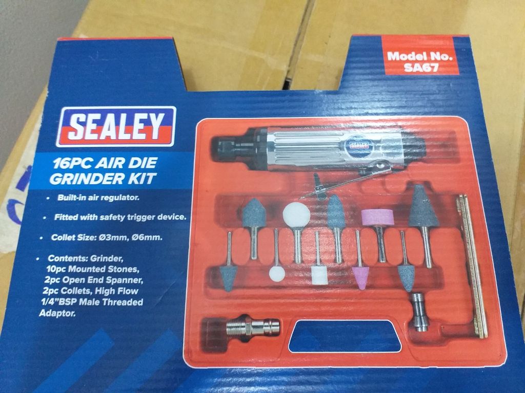 Bộ máy mài hơi và đá mài 16 chi tiết Sealey SA67 – Công ty TNHH Thương ...