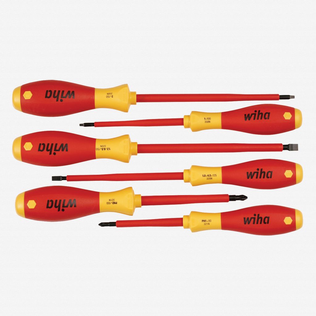 Bộ tua vít cách điện 6 chi tiết Series 3201 Wiha 38362 – Công ty TNHH ...