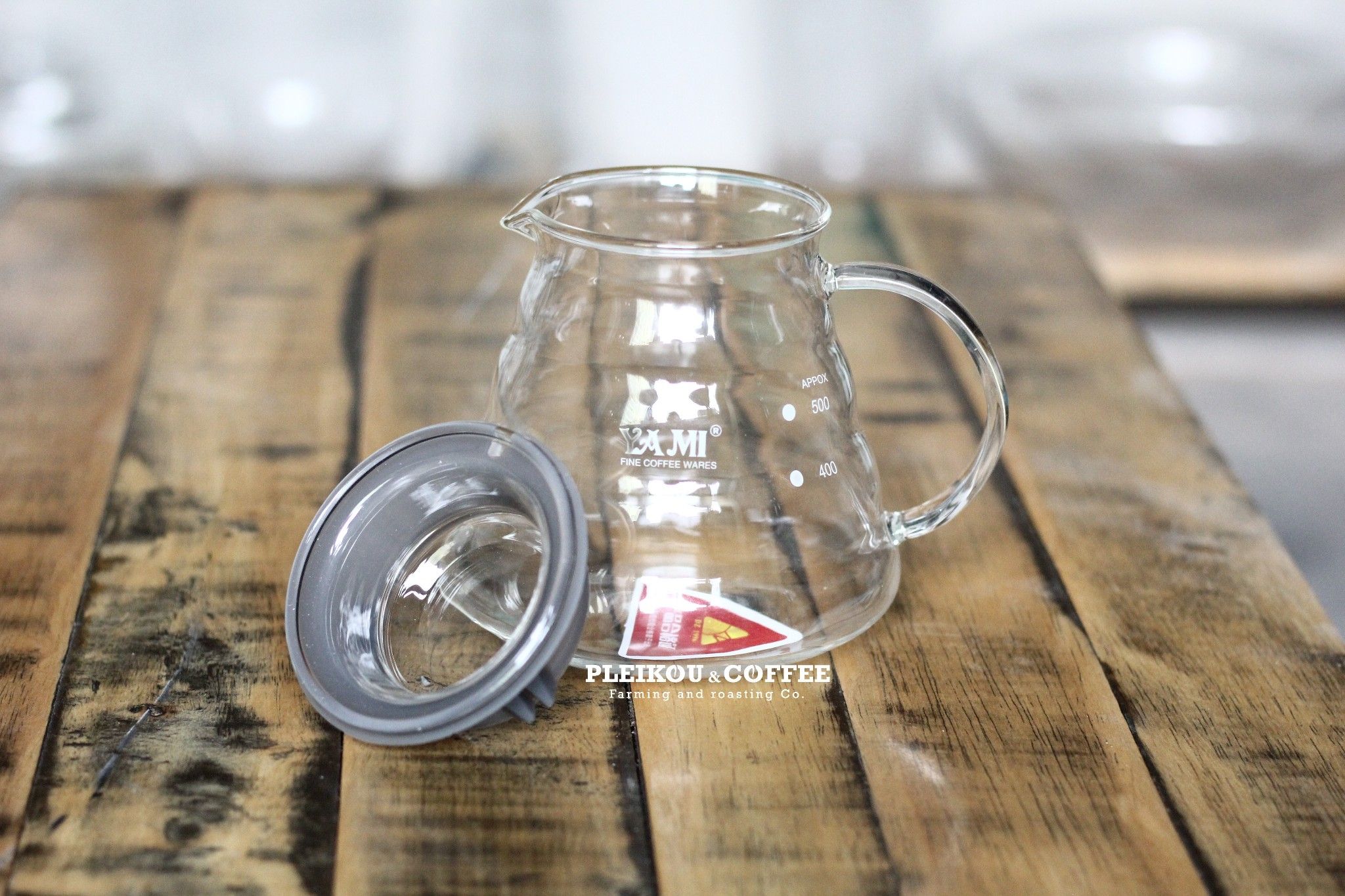 Bình Thủy Tinh Đựng Cafe – Yami Coffee Server 600ml – Pleikou Coffee