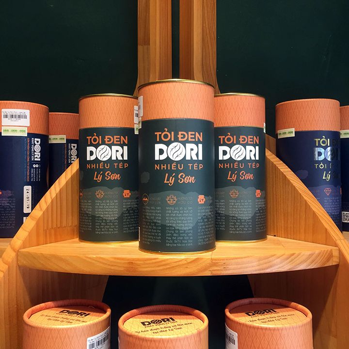 Tỏi đen Lý Sơn Dori nhiều tép - Lon giấy 200g – TỎI ĐEN LÝ SƠN DORI