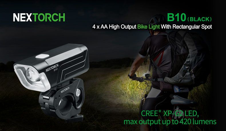Đèn xe đạp Nextorch B10 420 lumen – B.A.T Shop - Bike and Travel