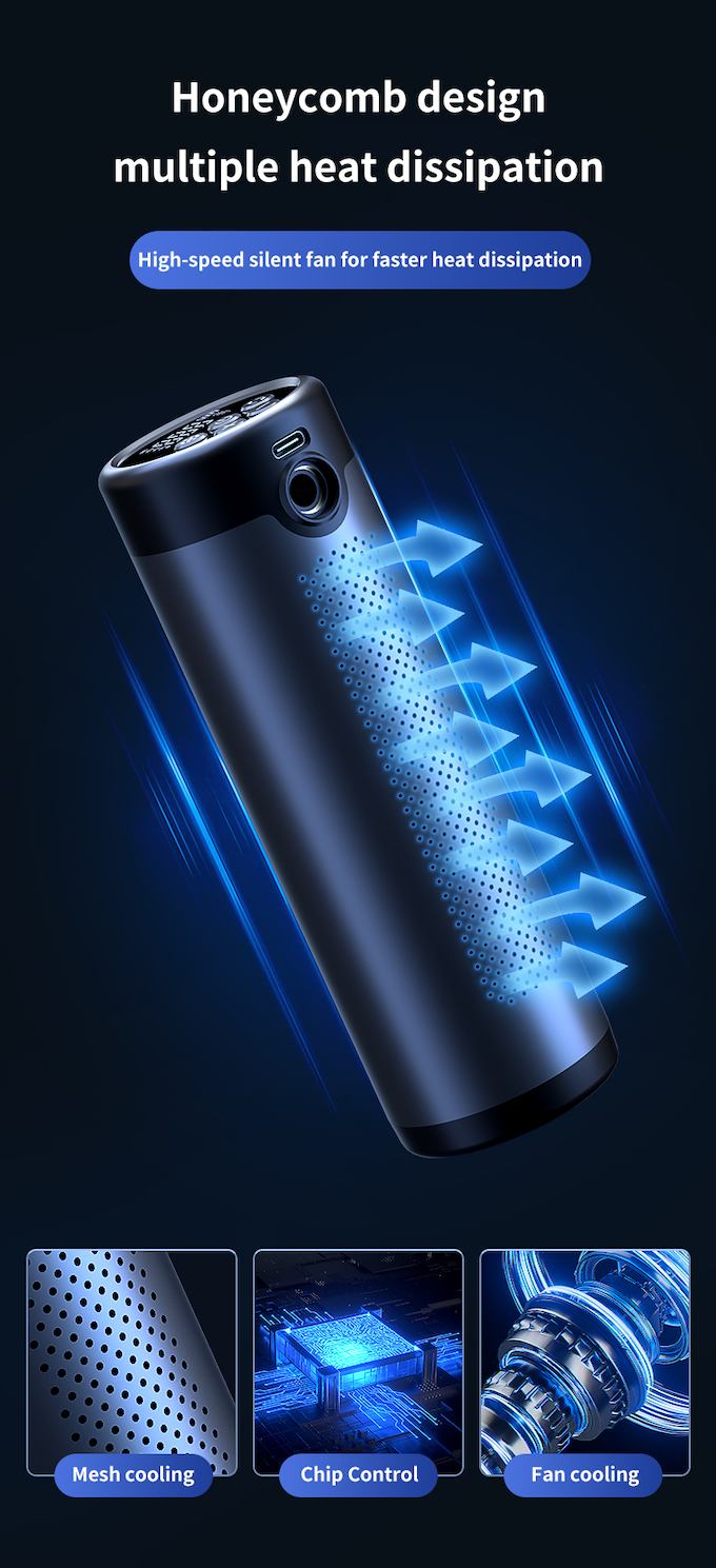 Bơm điện tử cầm tay FG04 150 PSI 100W – B.A.T Shop - Bike and Travel