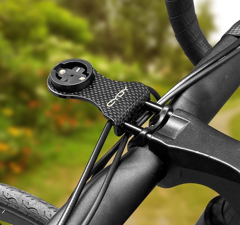 Bát carbon 3K gắn đồng hồ tốc độ / Camera hành trình / Đèn pin lên ốc ...