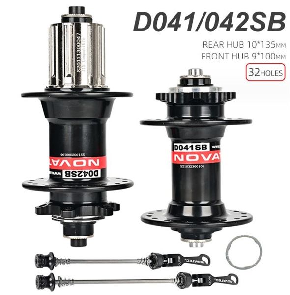 Bộ Đùm Xe Đạp Novatec D041/D042SB 9x100 - 10x135 28 / 32 / 36 căm cối ...