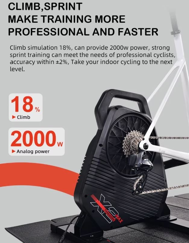 Rulo tập luyện đạp xe trong nhà Smart Trainer ThinkRider X2 Max – B.A.T ...