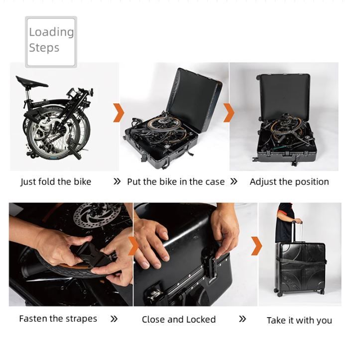 Thùng đựng xe đạp gấp Brompton XXF A2023 – B.A.T Shop - Bike and Travel