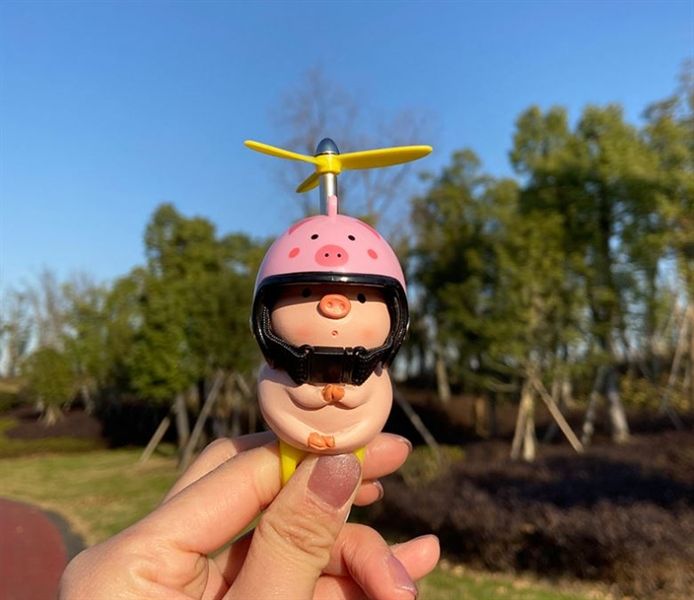 Heo hồng kute gắn ghidong xe đạp – B.A.T Shop - Bike and Travel