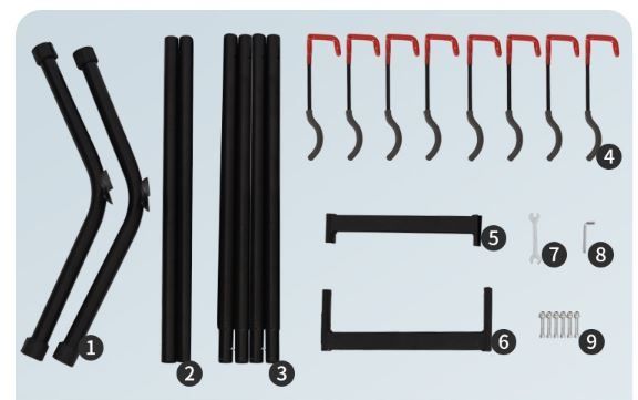 Giá treo 4 xe đạp ST030 – B.A.T Shop - Bike and Travel