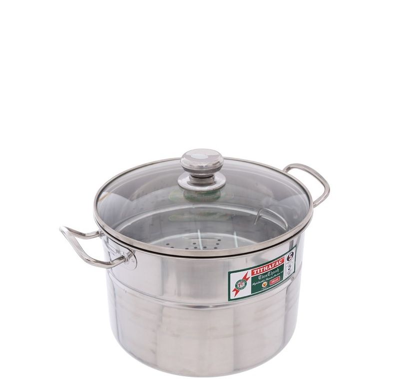 Nồi Xửng Hấp Inox Tita| Nồi Hấp Inox, Xửng Hấp Inox – Gia Dụng Hoàng Việt