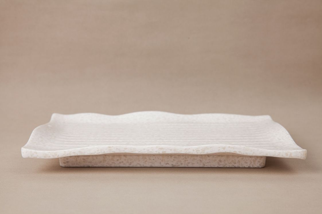 Dĩa Chữ Nhật Dầy Màu Vân Đá – Gia Dụng Hoàng Việt