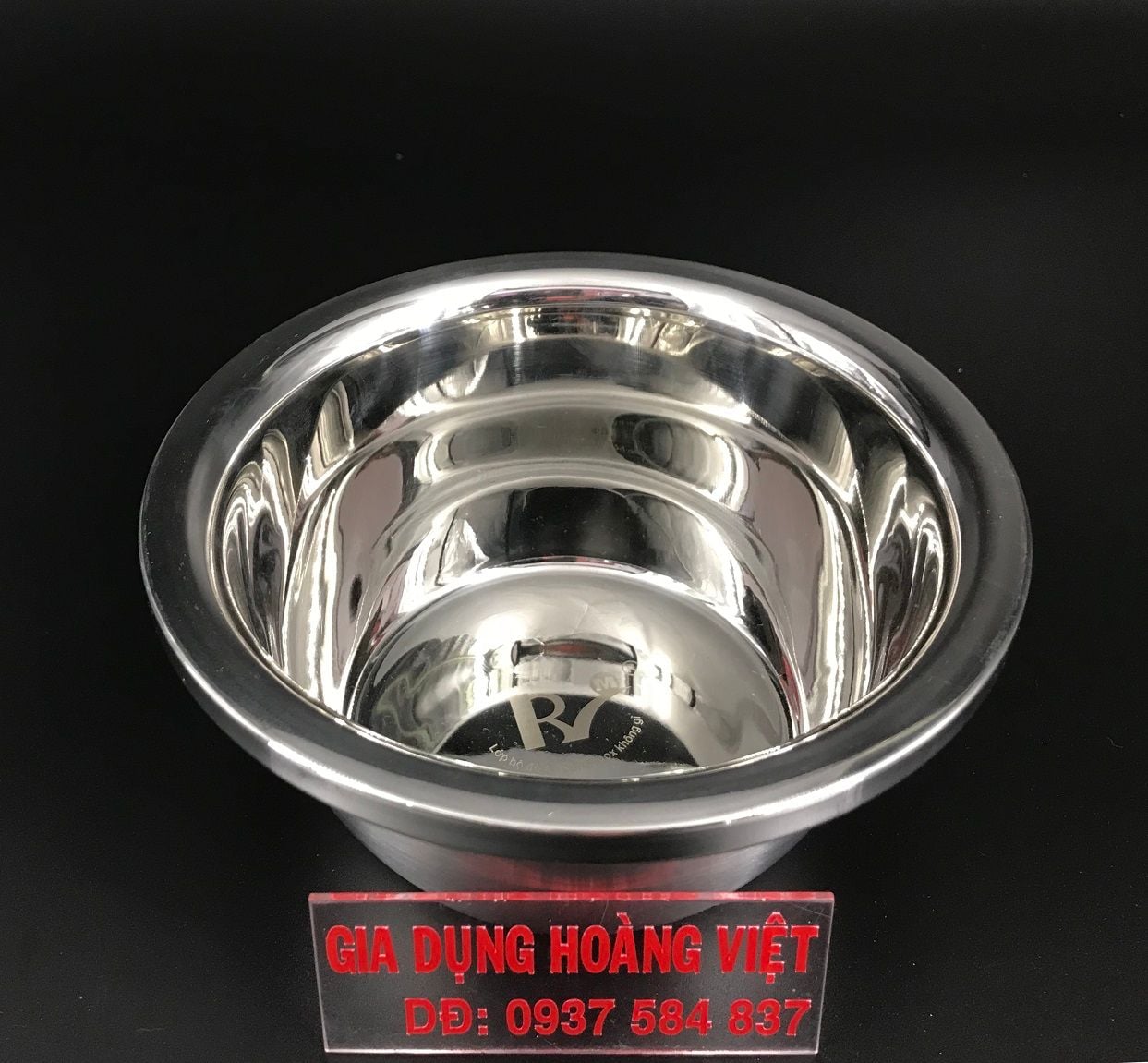 THAU TRỘN INOX 20CM| Thau Inox Cao Cấp – Gia Dụng Hoàng Việt