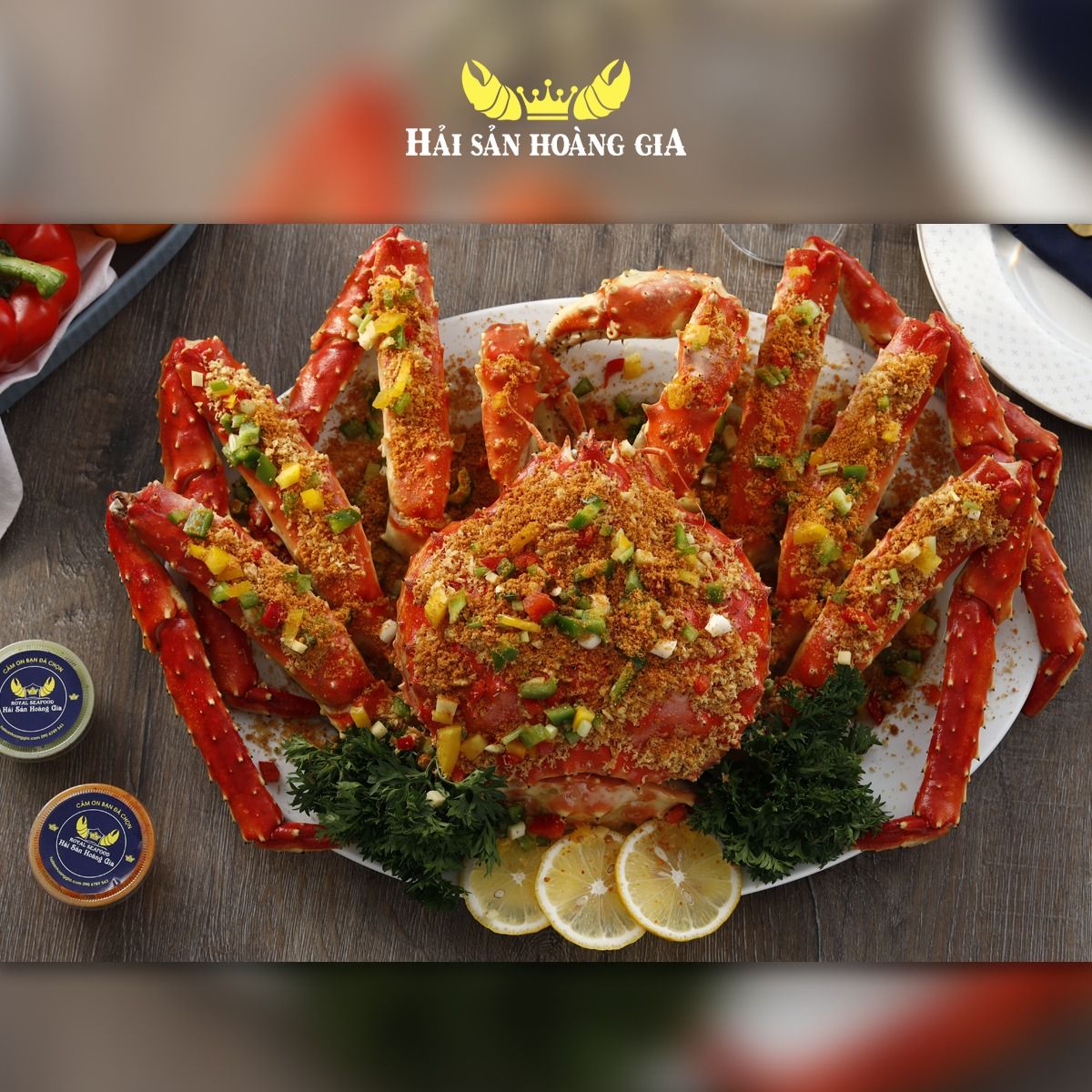 Cua King Crab đỏ - Cua Hoàng Đế - Cua Alaska - Hải Sản Hoàng Gia