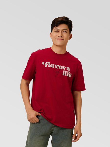 Áo Thun Nam Relax Typo Flavor Of Life MTS 1406 | COUPLE TX