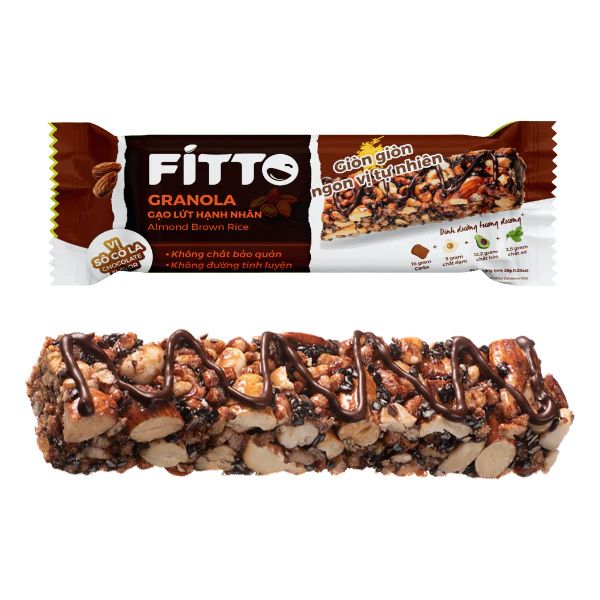 Thanh Năng Lượng Hạt và Gạo lứt FITTO - Giải Pháp Thay Thế Bữa Ăn Sáng