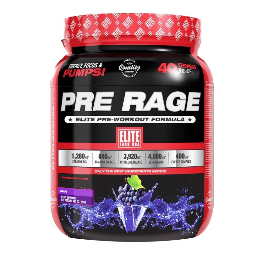 Pre Workout Pre Rage - Sữa Uống Trước Khi Tập Luyện Cường Độ Cao