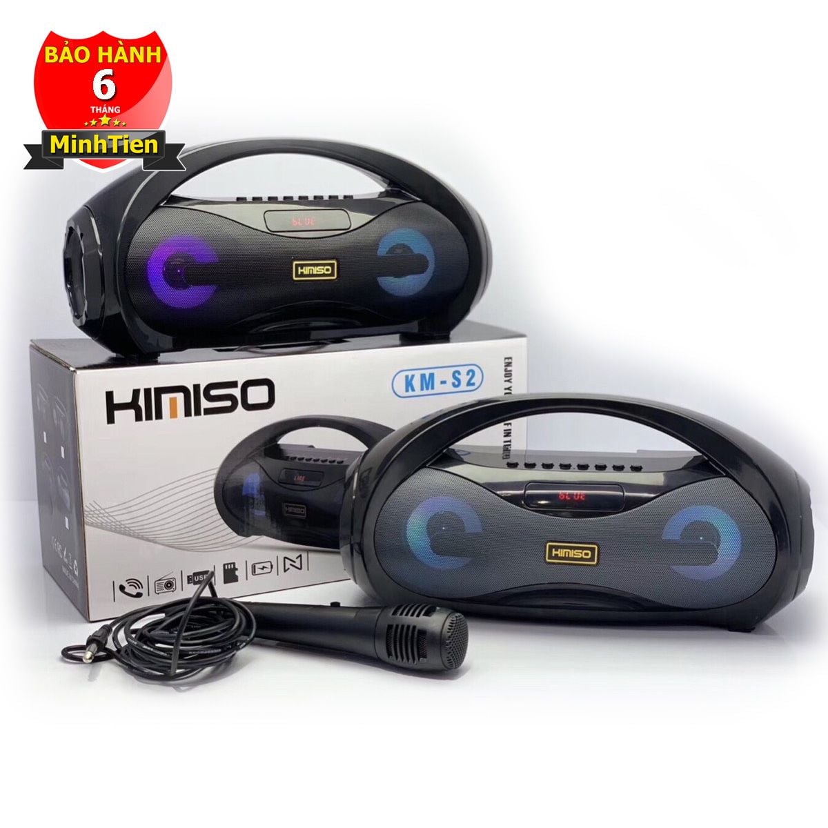 Loa kéo mini bluetooth Kimiso KM-S2 micro dây – MinhTien.vip