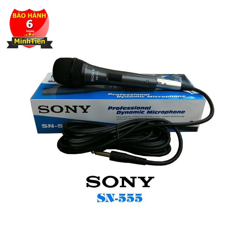 Micro karaoke có dây Sony SN 555 giá rẻ tại Đà Nẵng – MinhTien.vip