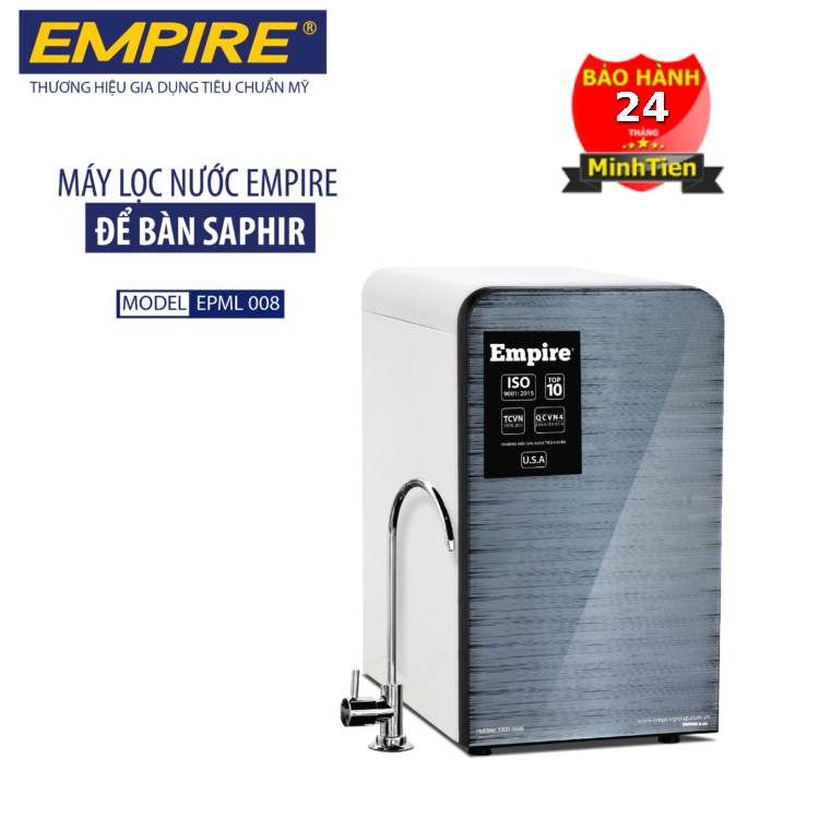 MÁY LỌC NƯỚC ĐỂ BÀN EMPIRE SAPHIR – MODEL 008 – MinhTien.vip