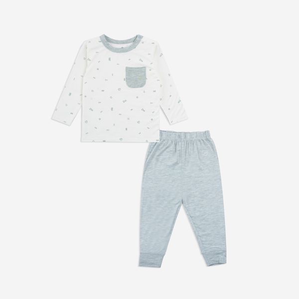 Bộ dài tay cài vai Bu Baby Bambus Signature be in bubaby – Soc&Brothers